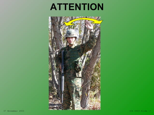 Ics0903 hand-and-arm-signals | PPT