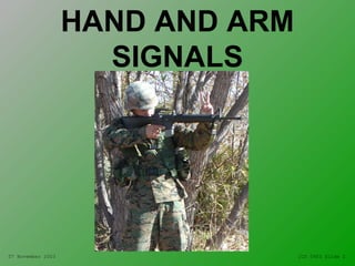 Ics0903 hand-and-arm-signals | PPT