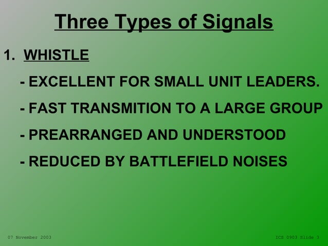 Ics0903 hand-and-arm-signals | PPT