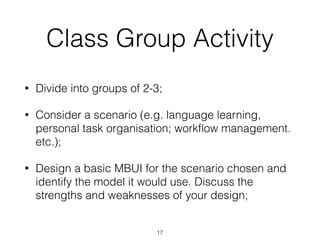 ICS2208 Lecture3 2023-2024 - Model Based User Interfaces | PDF