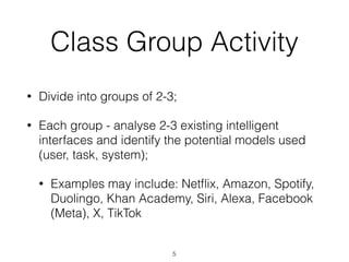ICS2208 Lecture3 2023-2024 - Model Based User Interfaces | PDF