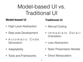ICS2208 Lecture3 2023-2024 - Model Based User Interfaces | PDF