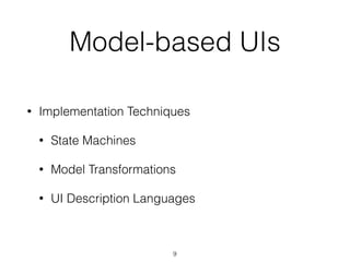 ICS2208 Lecture3 2023-2024 - Model Based User Interfaces | PDF
