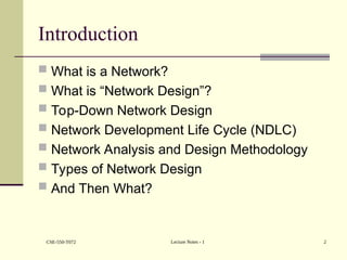 Year 2 Network design and set-up for computer Science student | PPT