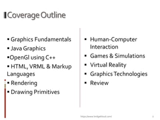 Ics2311 l00 overview of computer graphics | PPT