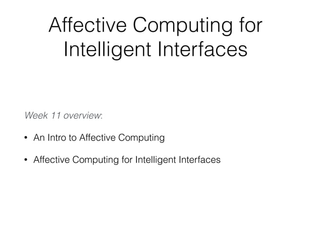 ICS Lecture 11 - Intelligent Interfaces 2023 | PPT