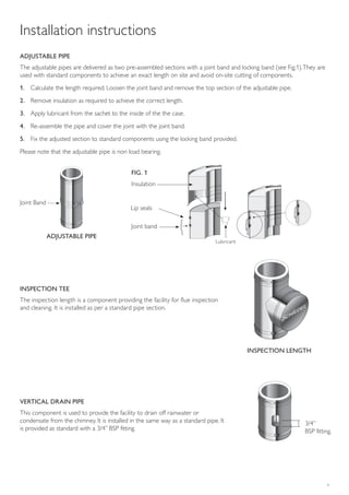 ICS 5000 commercial flue system instructions | PDF