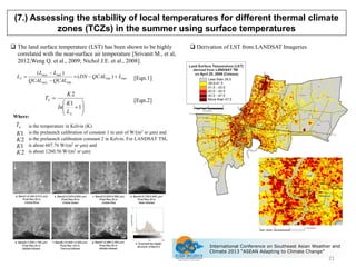 Quantifying the Stability of Summer Temperatures for Different Thermal ...
