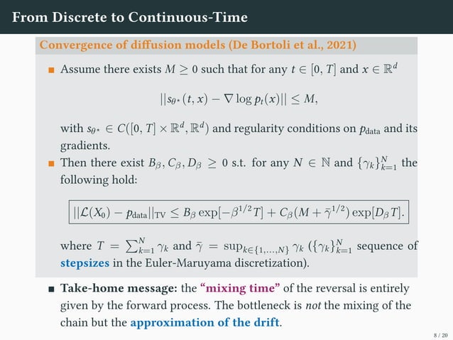 Diffusion Schrödinger bridges for score-based generative modeling | PPT