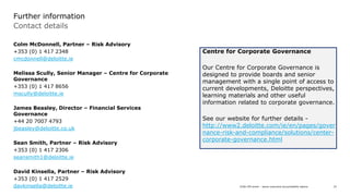 ICSA Ireland CPD_Senior Executive Accountability Regime_Deloitte ...