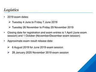 ICSA qualifying programme update 2019 | PPTX