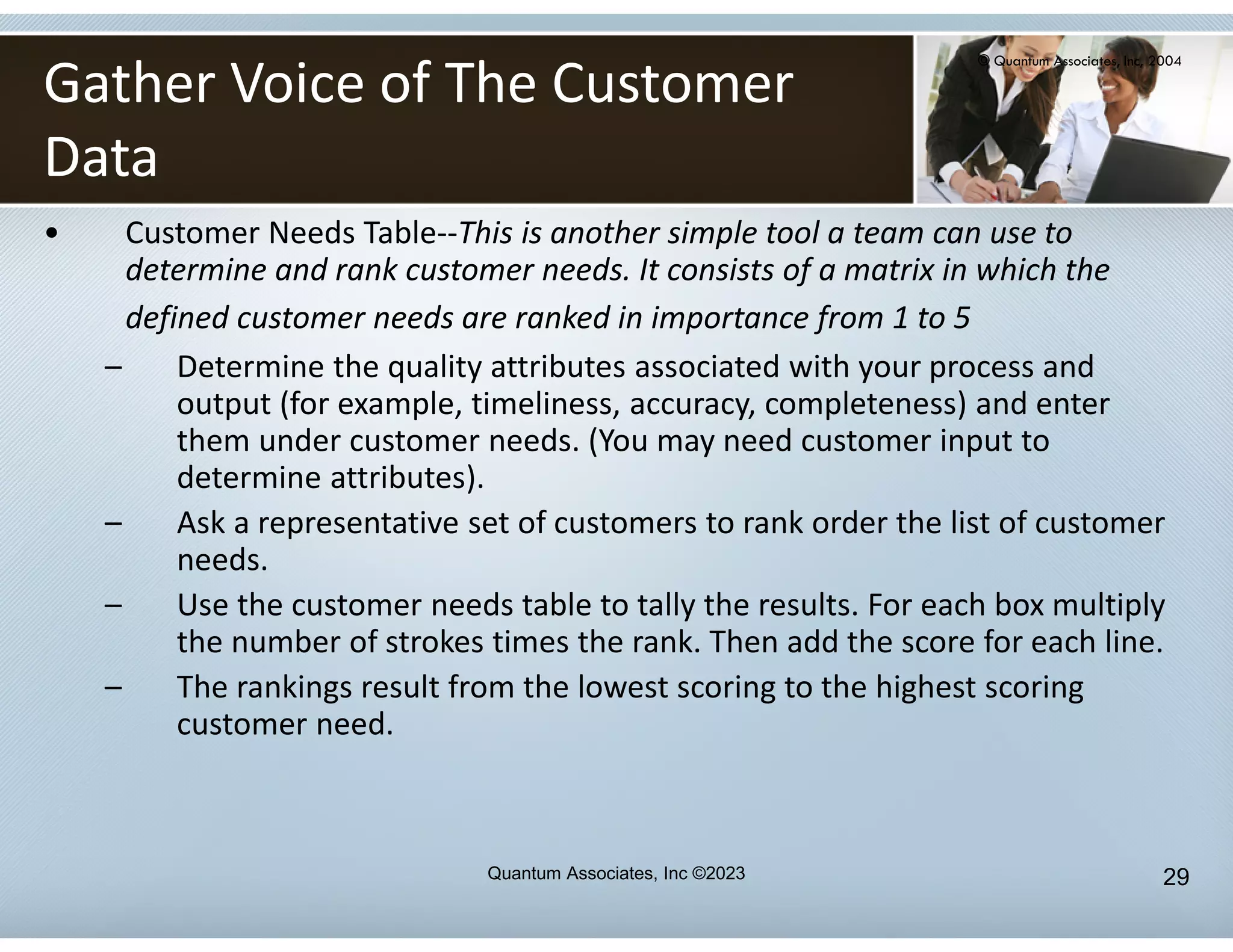 Internal Customer Satisfaction the Key to Process Improvement | PPT