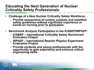 ICSBEP - YPC2009 | PPT