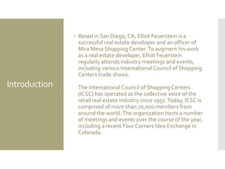 ICSC Four Corners Idea Exchange Events | PPT