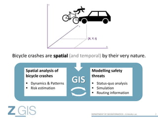 Spatial analysis and modelling of bicycle accidents and safety threats ...