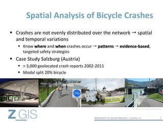 Spatial analysis and modelling of bicycle accidents and safety threats ...