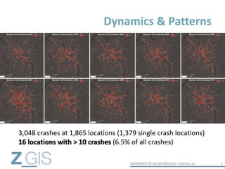 Spatial analysis and modelling of bicycle accidents and safety threats ...