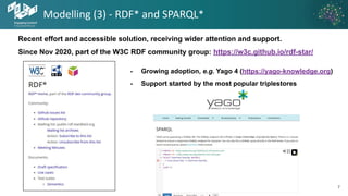 Benchmarking RDF Metadata Representations: Reification, Singleton Property and RDF-star (RDF*) | PPT