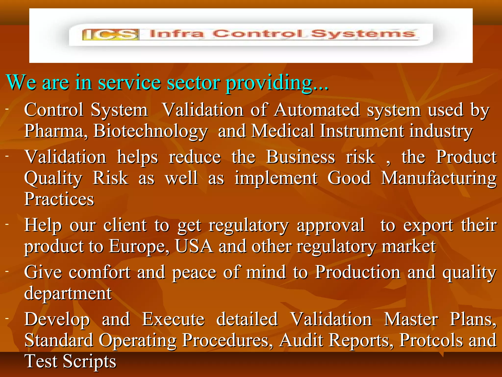 Ics company overview marketing | PPT