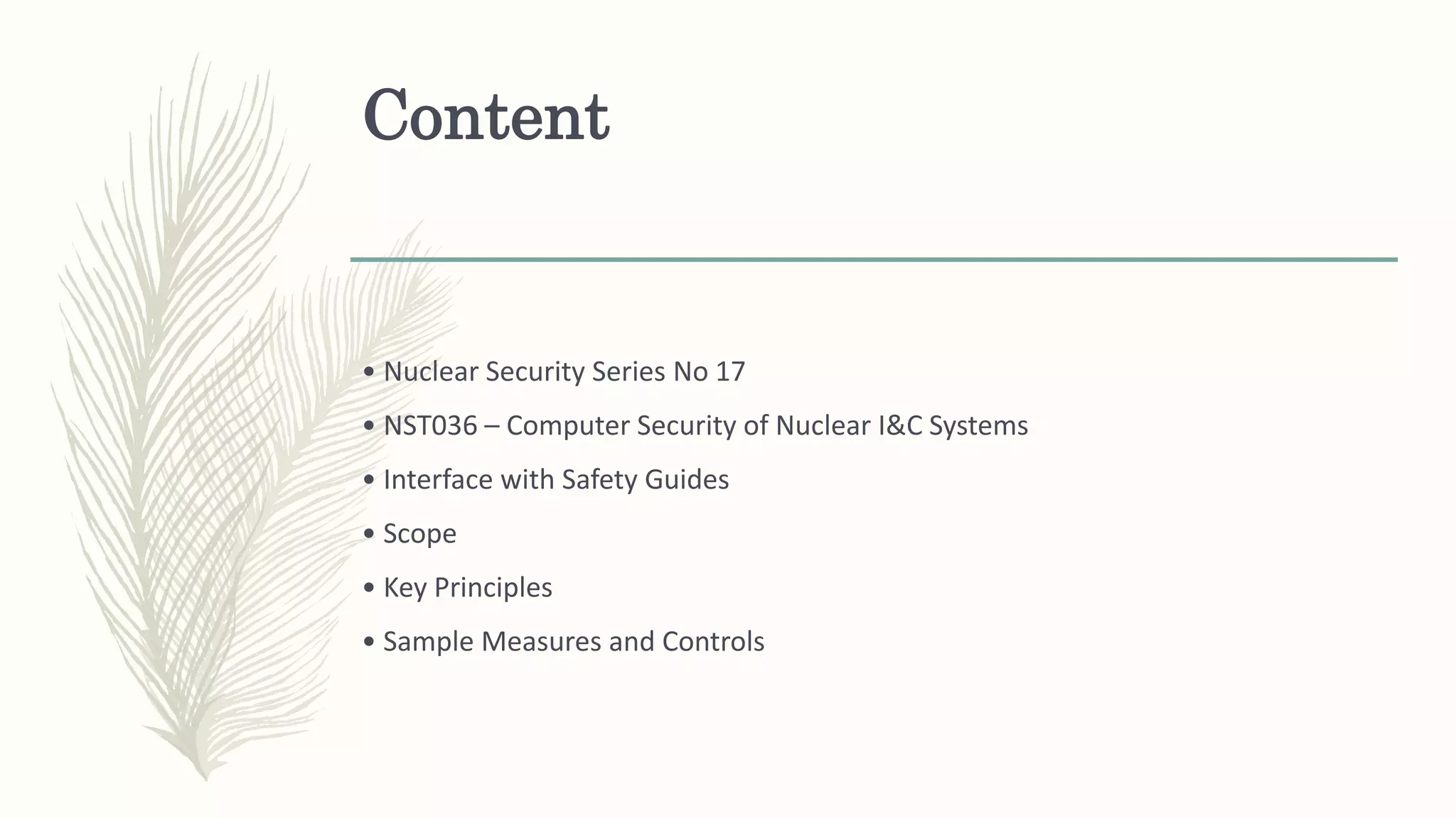 Ics & computer security for nuclear facilities | PPTX