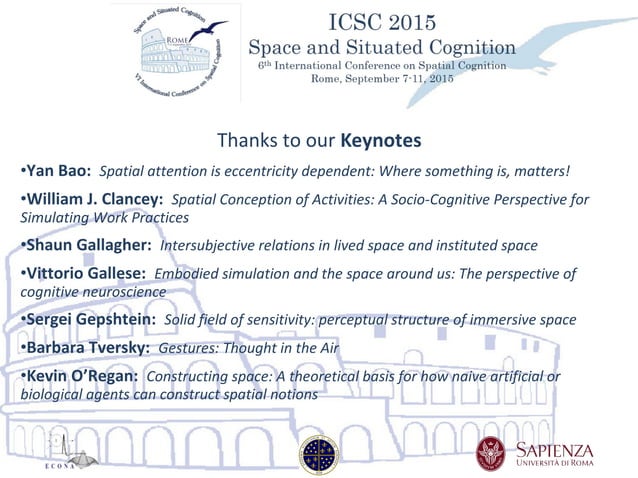 Space and Situated Cognition | PPT | Science