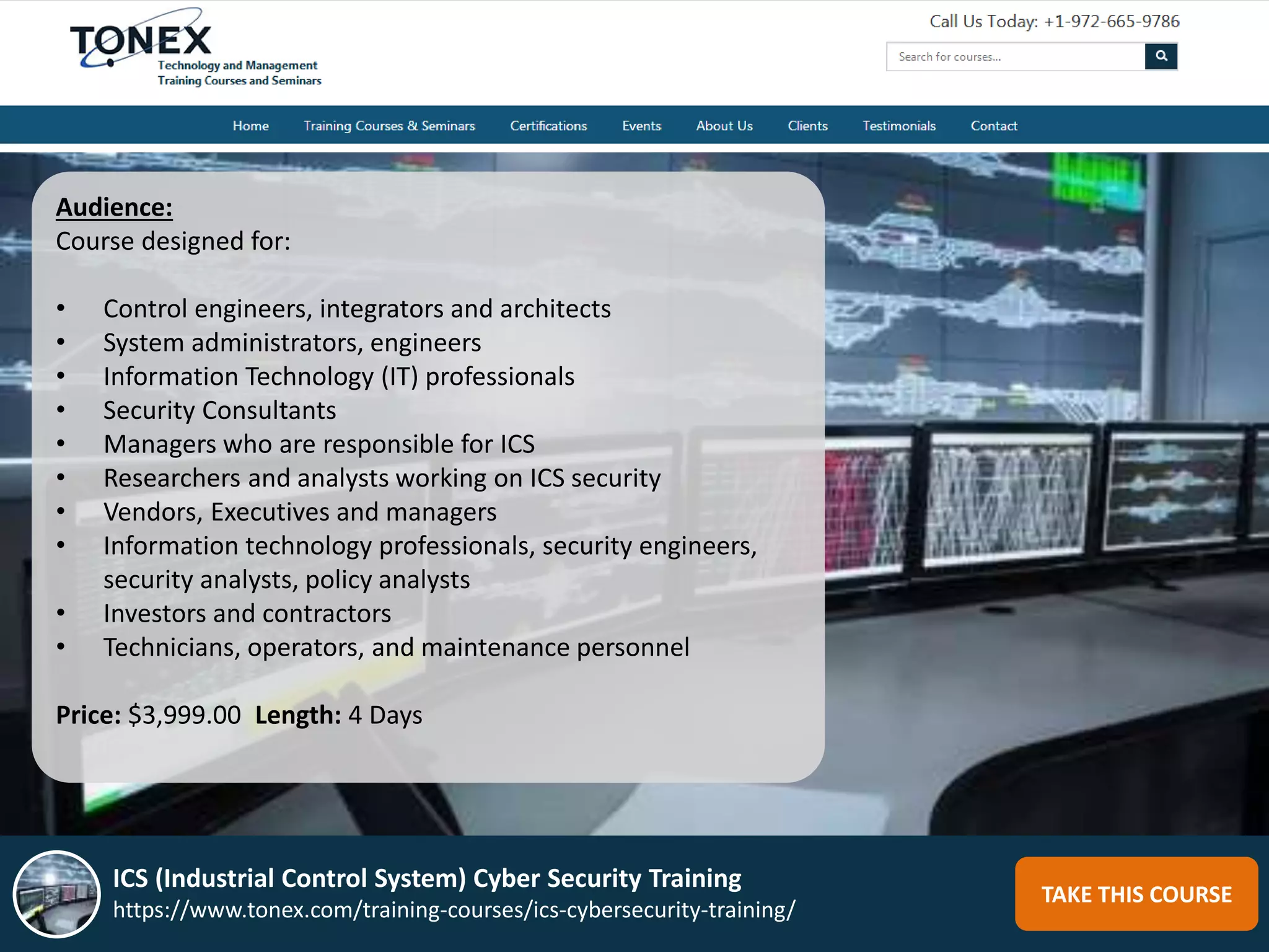 ICS (Industrial Control System) Cybersecurity Training | PPT