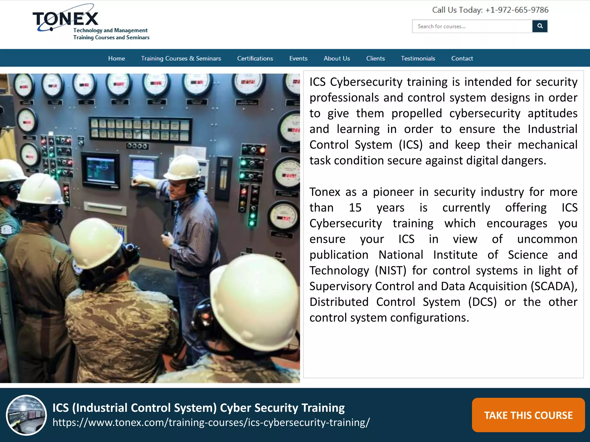ICS (Industrial Control System) Cybersecurity Training | PPT