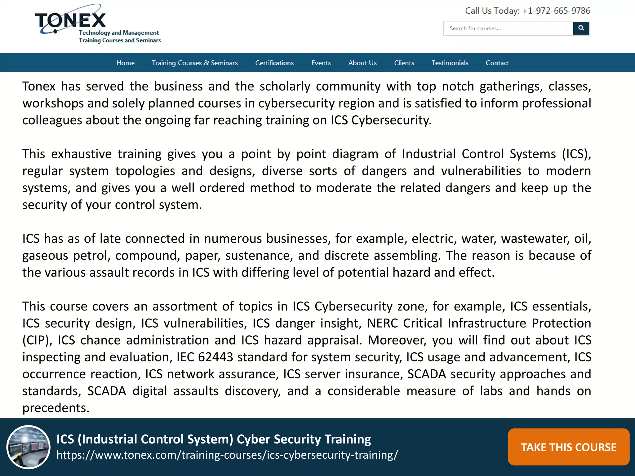 ICS (Industrial Control System) Cybersecurity Training | PPT