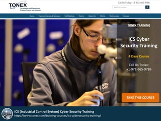 ICS (Industrial Control System) Cybersecurity Training | PPT