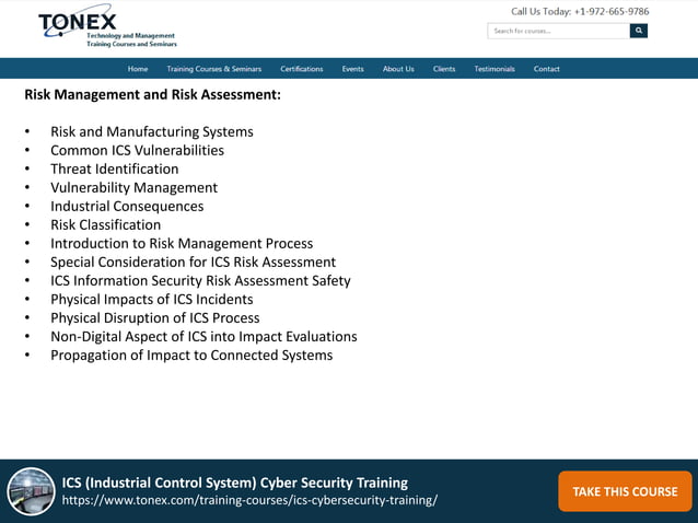 ICS (Industrial Control System) Cybersecurity Training | PPT