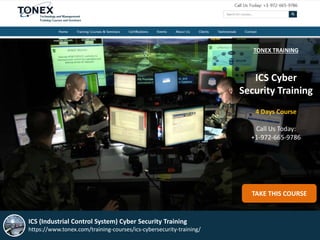 ICS (Industrial Control System) Cybersecurity Training | PPT