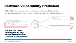 Data Quality for Software Vulnerability Dataset | PPT