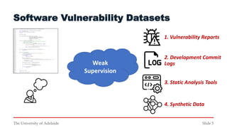 Data Quality for Software Vulnerability Dataset | PPT