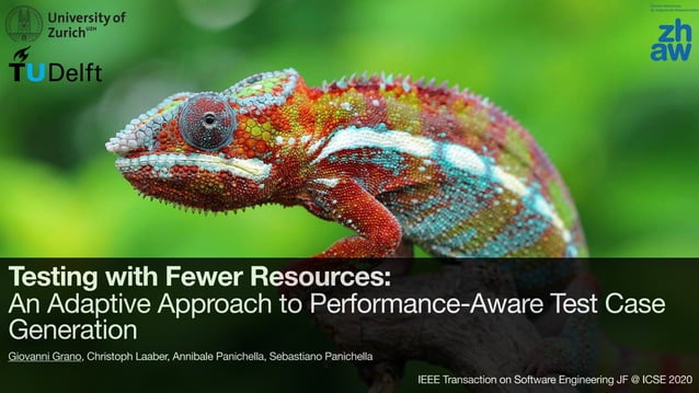 Testing with Fewer Resources: An Adaptive Approach to Performance-Aware ...