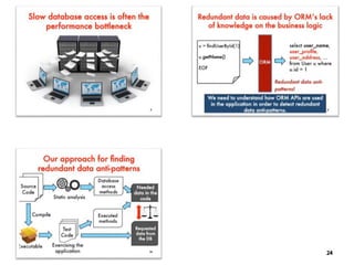 TSE 2016 - Finding and Evaluating the Performance Impact of Redundant Data Access for ...