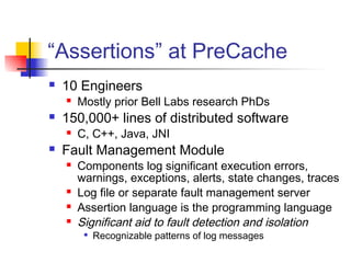 Assertions a Decade Later (invited talk at ICSE 2002) | PPT