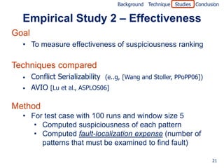 Falcon: Fault Localization in Concurrent Programs | PPT