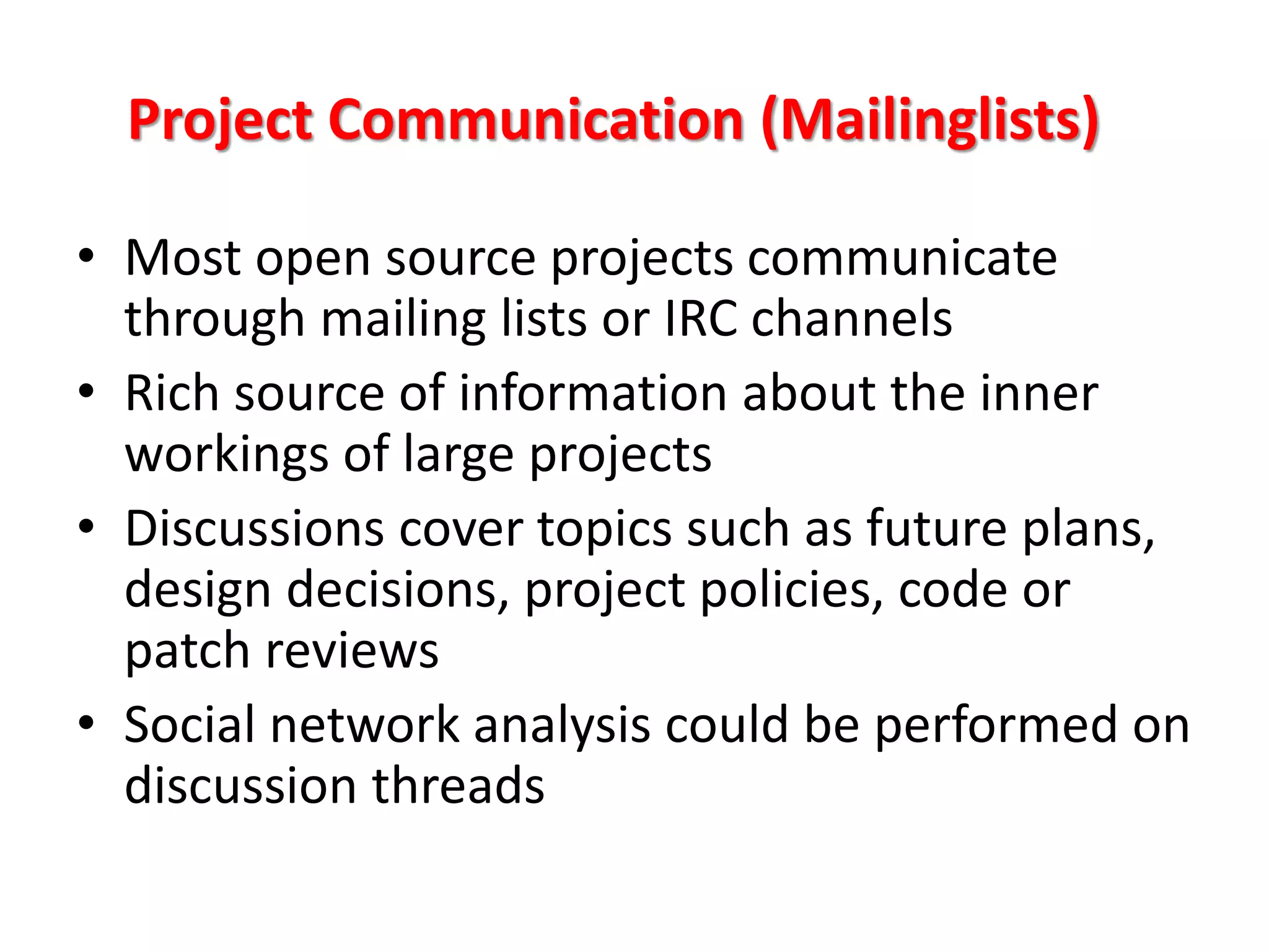 Mining Software Engineering Data | PPT