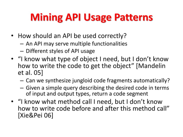 Mining Software Engineering Data | PPT