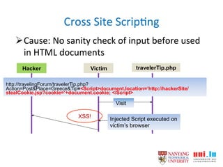 Mining SQL Injection and Cross Site Scripting Vulnerabilities using Hybrid Program Analysis | PPT