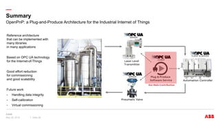 OpenPnP: a Plug-and-Produce Architecture for the Industrial Internet of ...