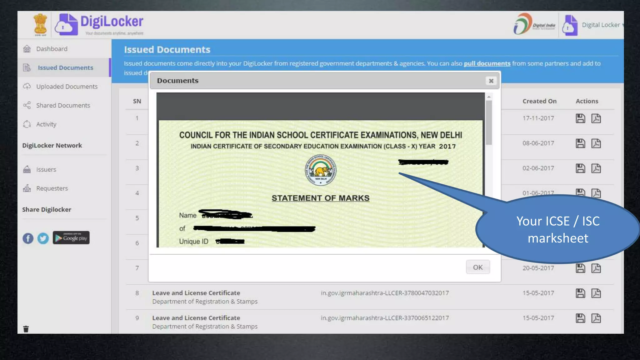 How ICSE or ISC Students can get their Digital Marksheets from ...