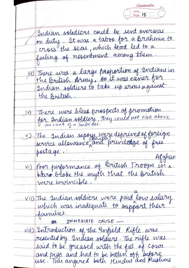 ICSE History and Civics Class X Handwritten Notes.pdf | Education