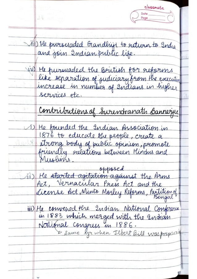 ICSE History and Civics Class X Handwritten Notes.pdf | Education
