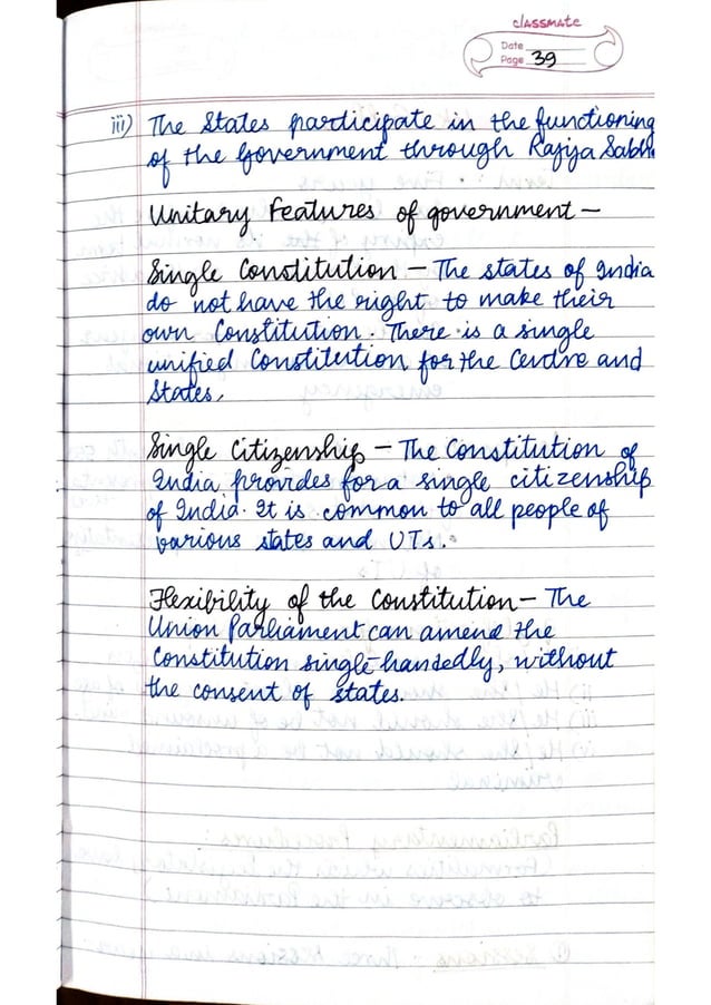 ICSE History and Civics Class X Handwritten Notes.pdf | Education