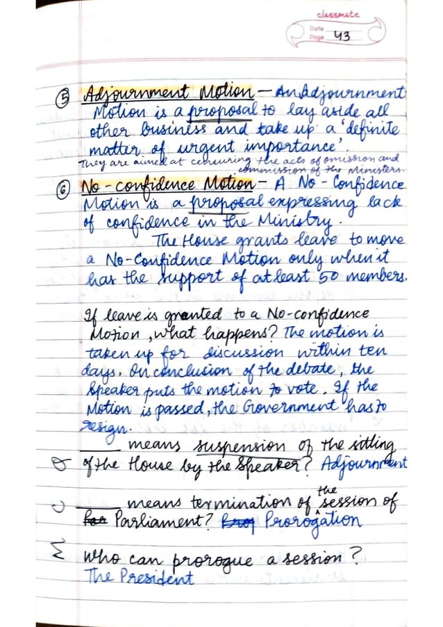 ICSE History and Civics Class X Handwritten Notes.pdf | Education