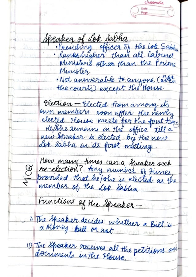 ICSE History and Civics Class X Handwritten Notes.pdf | Education