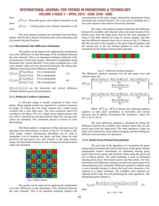 Multiscale Gradient Based – Directional CFA Interpolation with Refinement | PDF