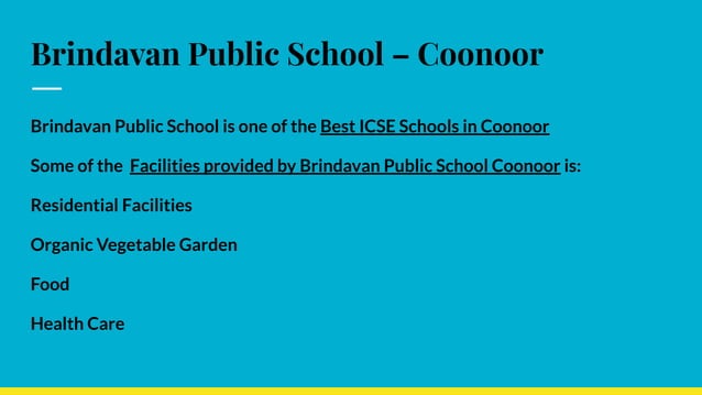ICSE school in Tamil Nadu Admissions 2020 | PPT