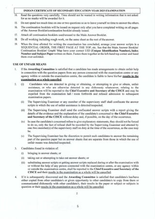 icse examination Time Table for 2025 .pdf